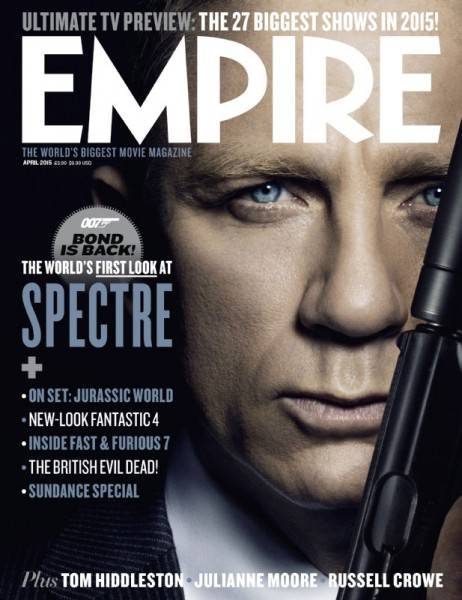 Spectre Empire Magazine Covers Featuring Daniel Craig