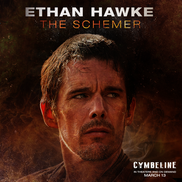Ethan Hawke and Penn Badgley Feature in 'Cymbeline' Character Cards