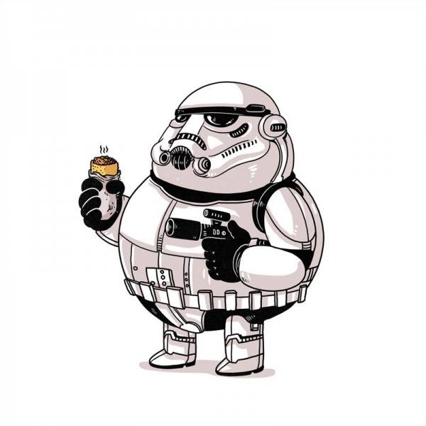 Star Wars Chunkies Art Reveals Fat Versions of Characters