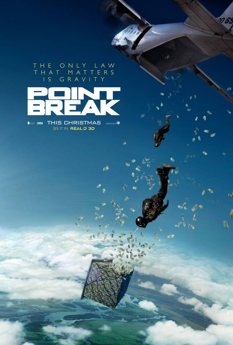 Point Break Remake Poster Claims Gravity Is the Only Law