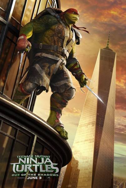 Teenage Mutant Ninja Turtles 2 Posters Take to the Skies