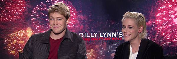 Kristen Stewart & Joe Alwynn on Billy Lynn's Long Halftime Walk