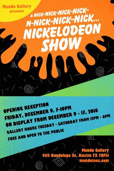 Mondo and Nickelodeon Team Up for Nostalgic Gallery Show