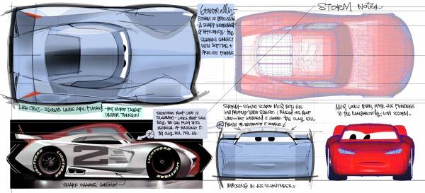 Cars 3: New Images, Concept Art, and Set Photos