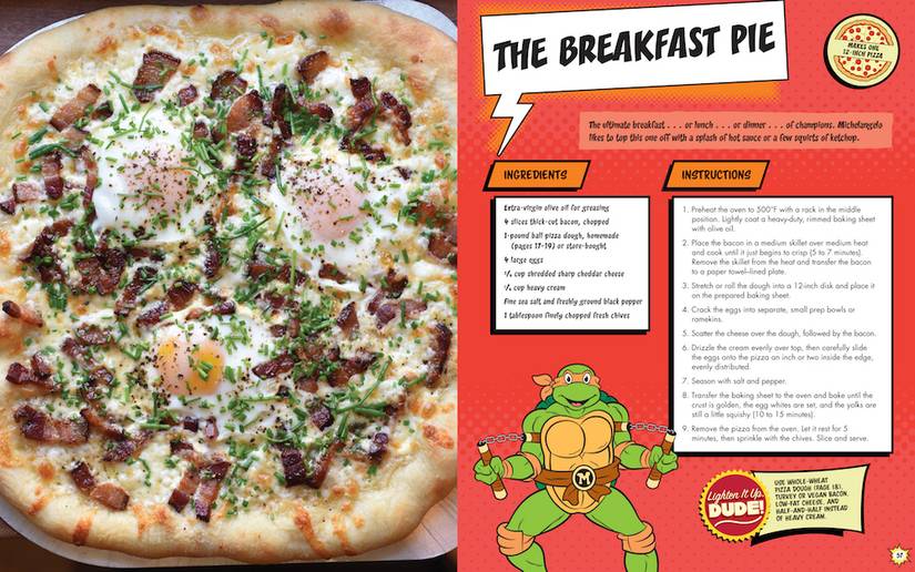 Teenage Mutant Ninja Turtles Pizza Cookbook Review