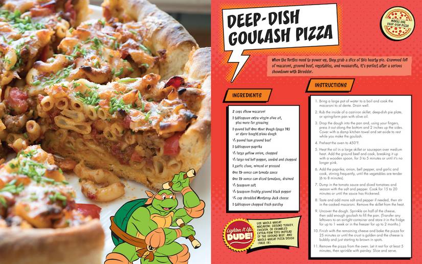 Teenage Mutant Ninja Turtles Pizza Cookbook Review