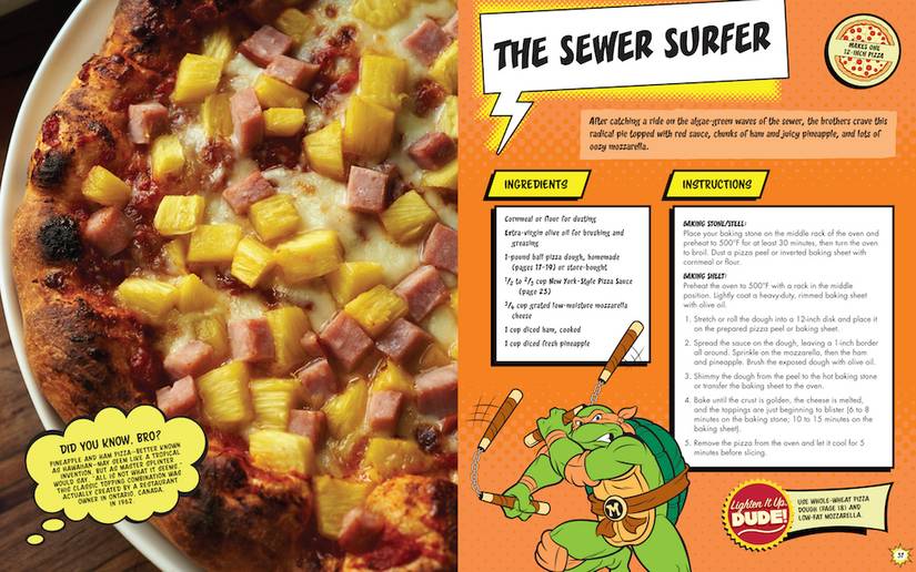 Teenage Mutant Ninja Turtles Pizza Cookbook Review