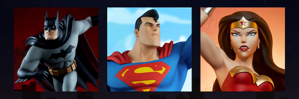 Sideshow's Batman, Superman, Wonder Woman Statues Detailed in New Video