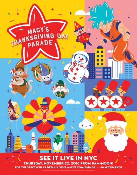 Goku Flies in the Macy's Thanksgiving Day Parade for Dragon Ball Super ...