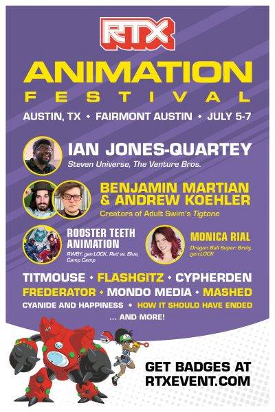 2019 RTX Animation Festival Panelists Include Ian Jones-Quartey, Monica ...