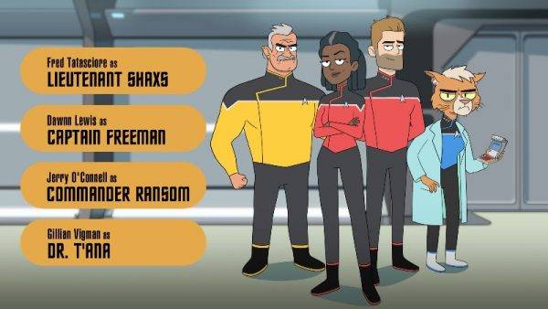 Star Trek: Lower Decks Images Reveal the Animated Characters