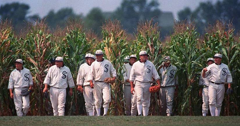 Kevin Costner Leads a Real Field of Dreams Baseball Game
