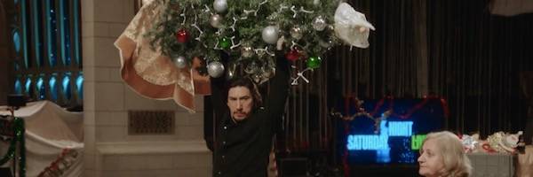 Adam Driver Effs Up a Christmas Tree in New SNL Promo