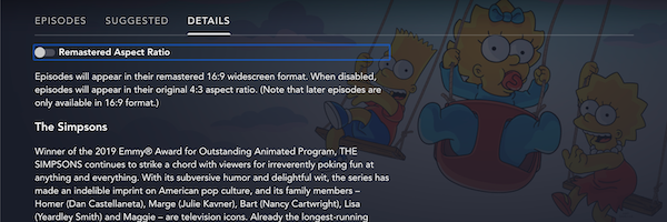 How to Watch The Simpsons on Disney Plus in Its Original Aspect Ratio