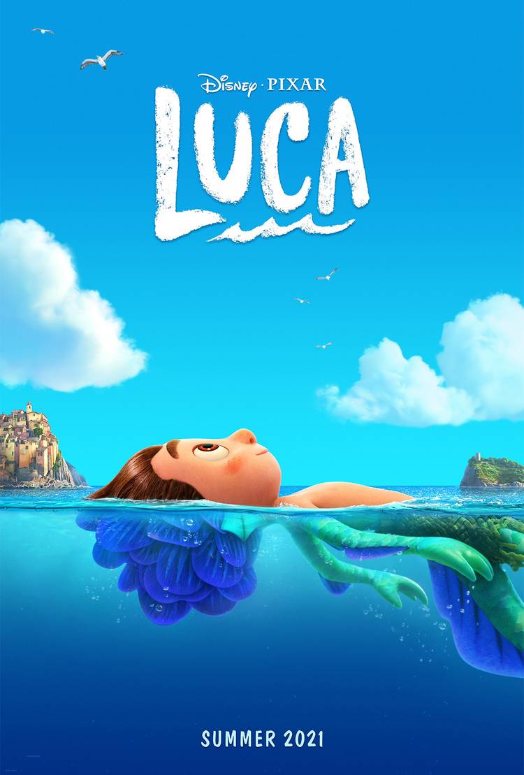 Luca Poster Shows Pixar Blending Seaside Fun and Monsters