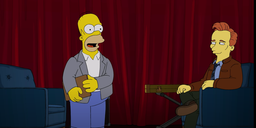 Watch Homer Simpson Gives Conan O’Brien His Exit Interview