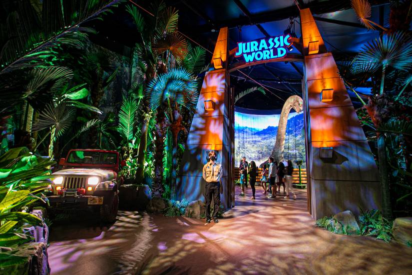 Jurassic World: The Exhibition Images and Video Reveal 'Living' Dinosaurs