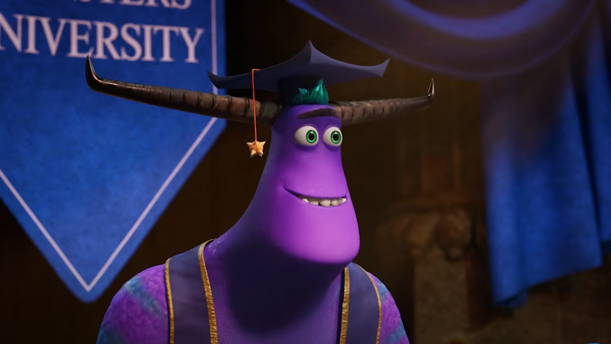 Monsters at Work Deleted Scene Shows Commencement Speech at Monsters ...