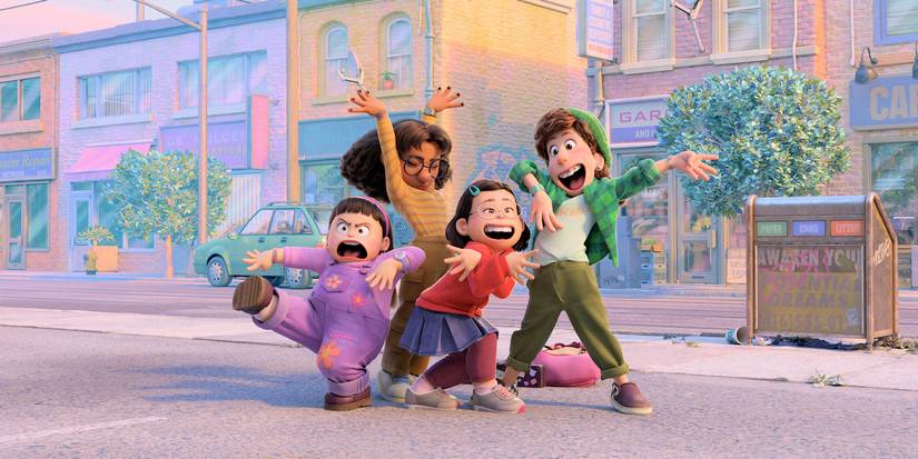 turning red panda crying