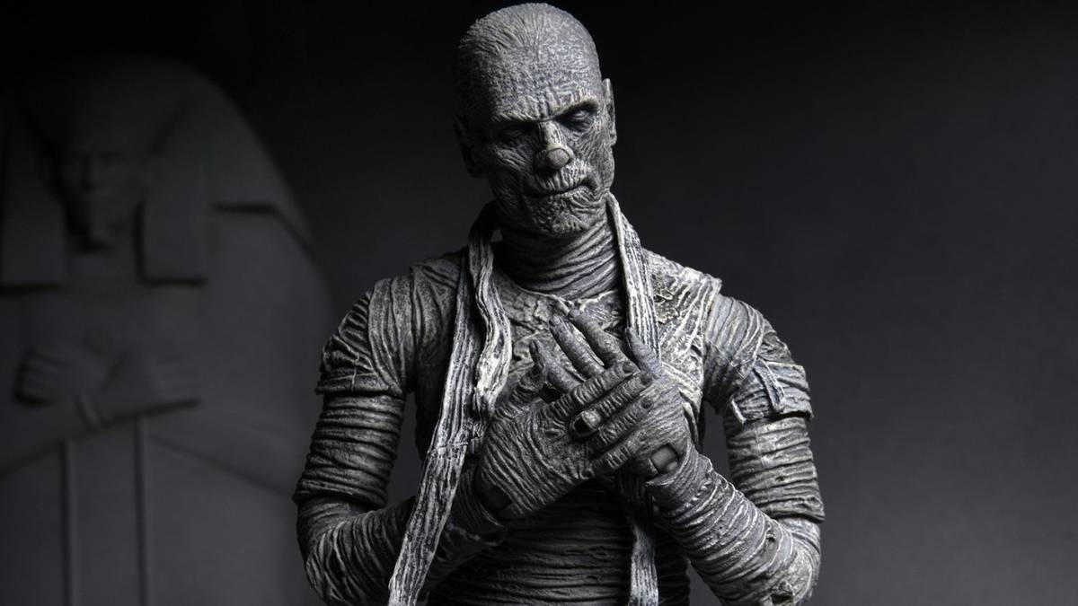 The Mummy Boris Karloff Black-and-White Figure From NECA Coming Next Year