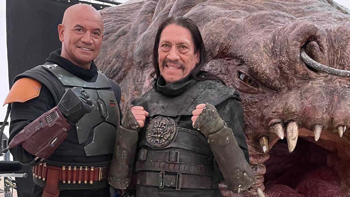 Book of Boba Fett Image Shows Danny Trejo's Machete Next to a Rancor Head