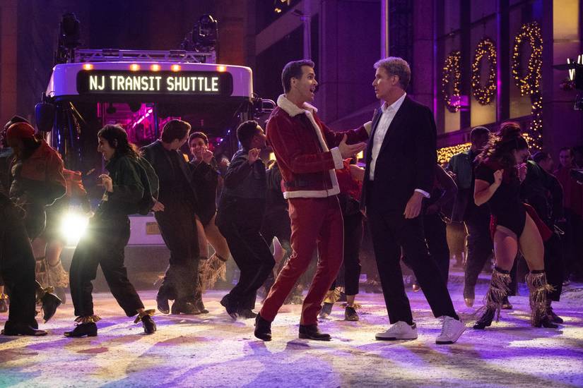 Spirited Images Reveal Ryan Reynolds, Will Ferrell's Christmas Musical