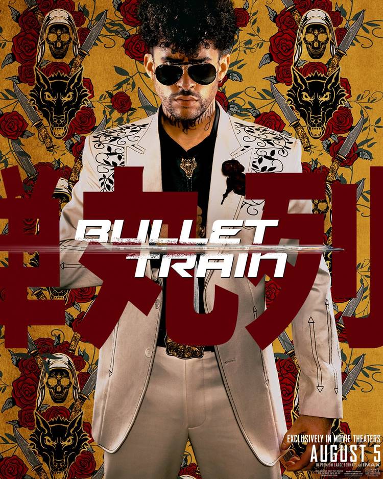 Bullet Train Character Posters Shows Off Star-Studded Assassins