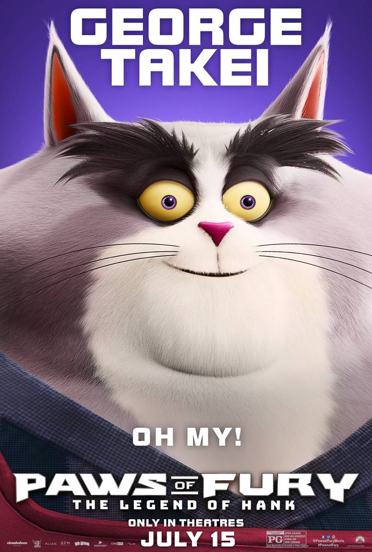 Paws of Fury Character Posters Showcase Cast of Animated Samurai Comedy