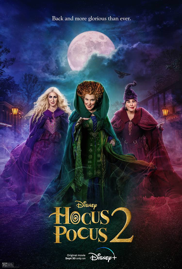 Hocus Pocus 2 Poster: The Witching Hour Approaches