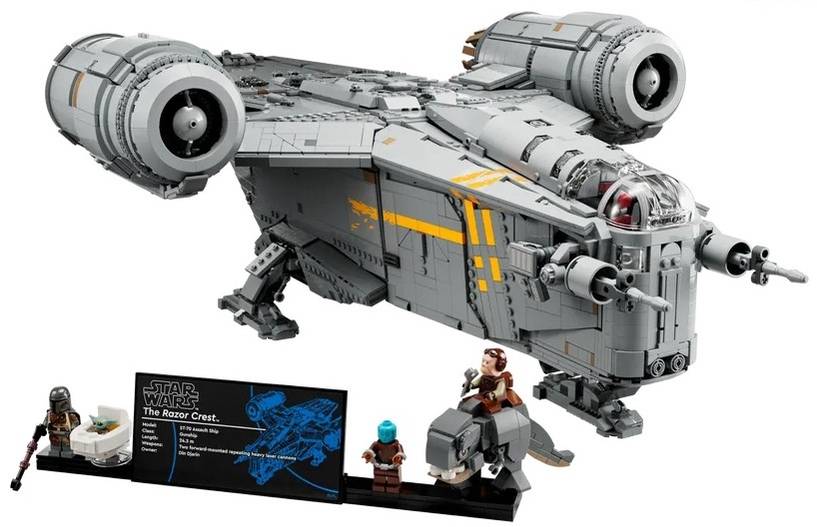 The Mandalorian: $600 Razor Crest LEGO Set Unveiled