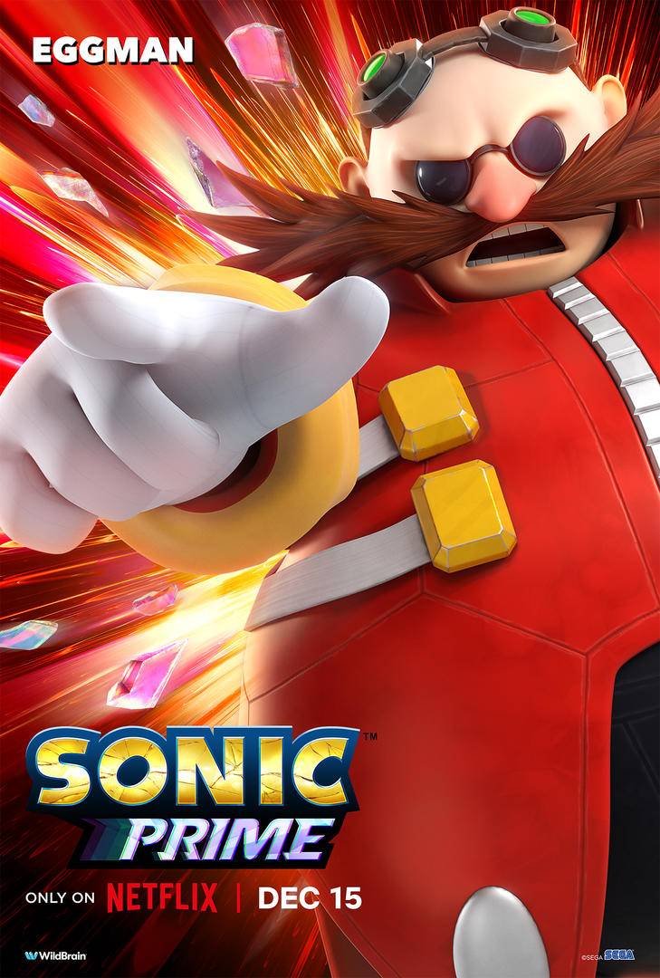 Sonic Prime Character Posters Reveal Series Release Date