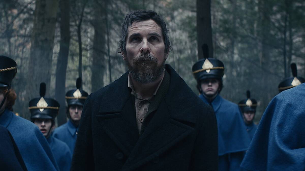 Christian Bale Is a Grizzled Detective in The Pale Blue Eye Poster