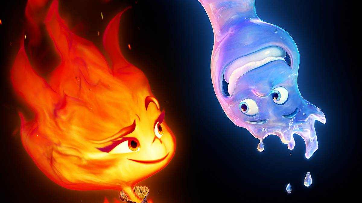 'Elemental': Ember and Wade Get Cozy on Walmart's 4K UHD Blu-ray Box Art