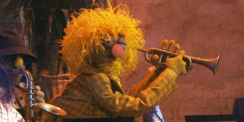 orange saxophone muppet