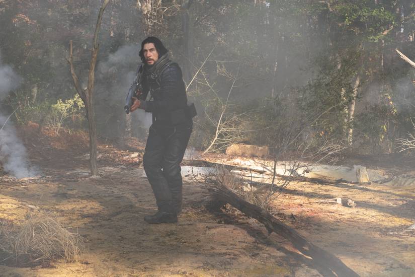 65 Images Show Adam Driver Hunting Down Dinosaurs