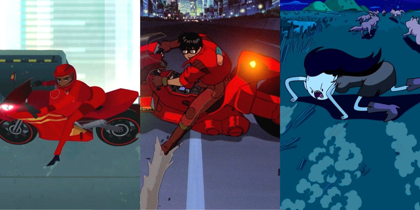 Akira Motorcycle Shot