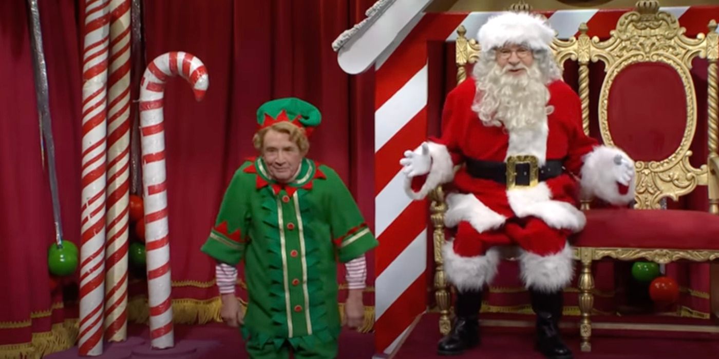 SNL: Steve Martin's Santa Deals With Martin Short's Grumpy Elf