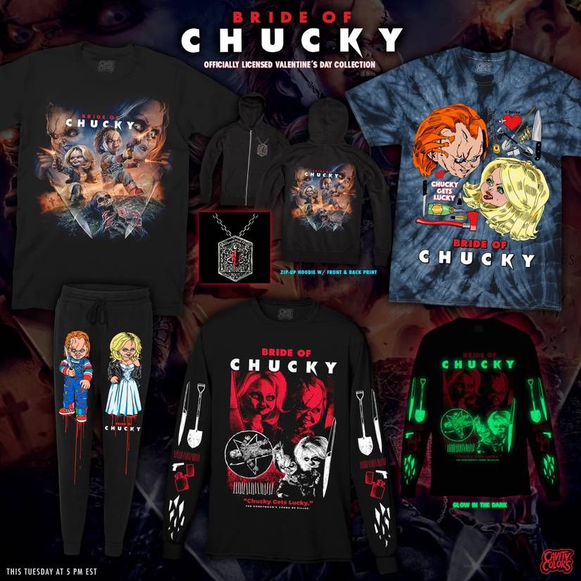 'Bride of Chucky' Cavity Colors Collection Brings Terror to Valentine’s Day