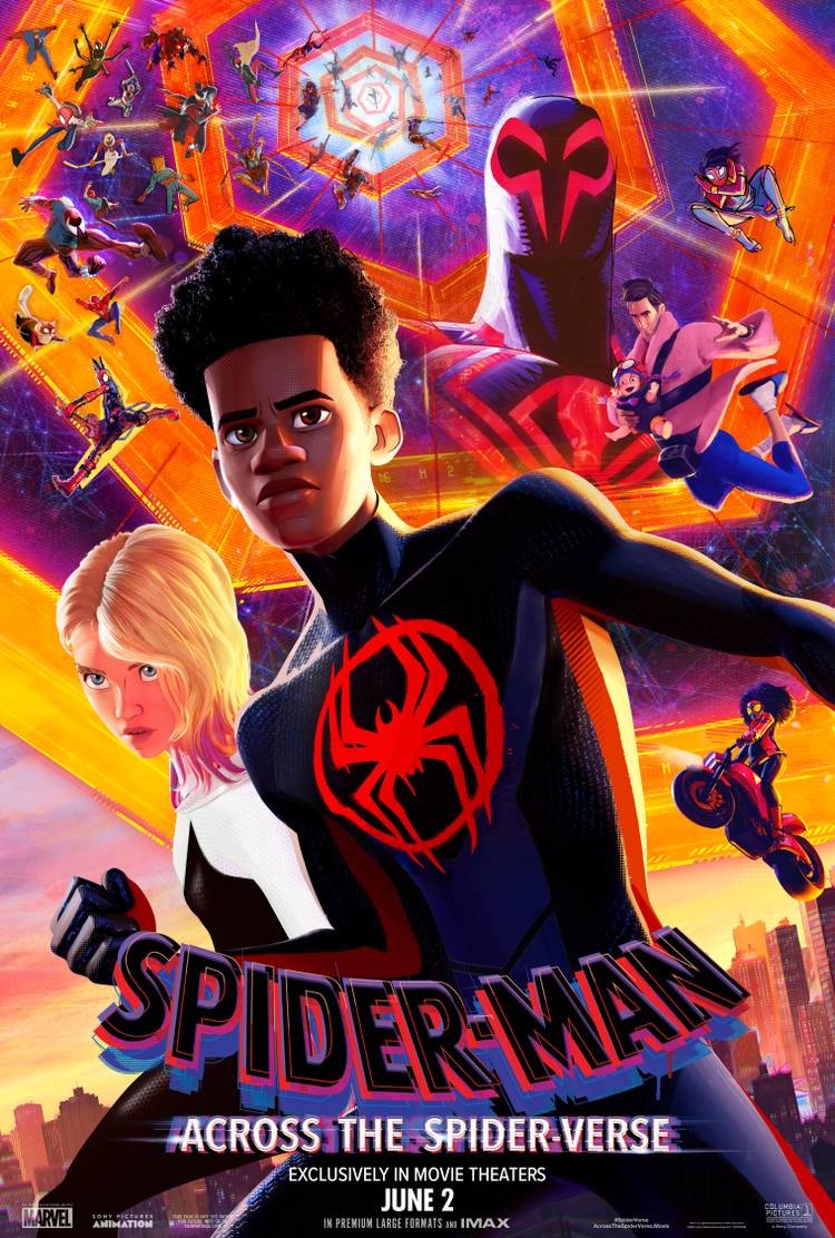 Spider Man Across The Spider Verse Poster Miles Gathers His Team