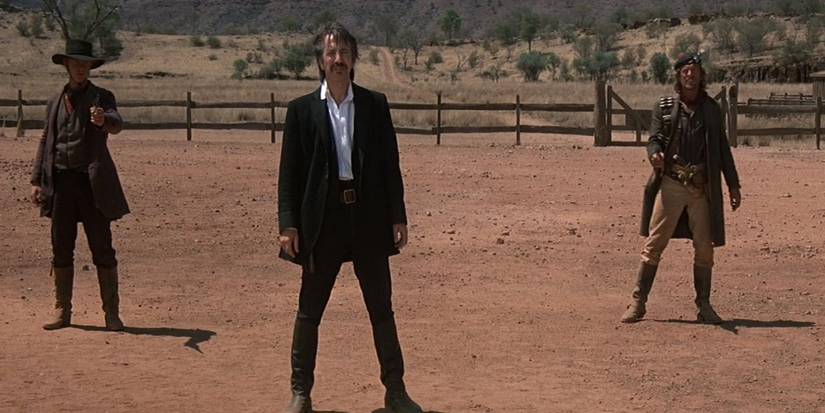 Remember That Time Alan Rickman Did a Western With Tom Selleck?