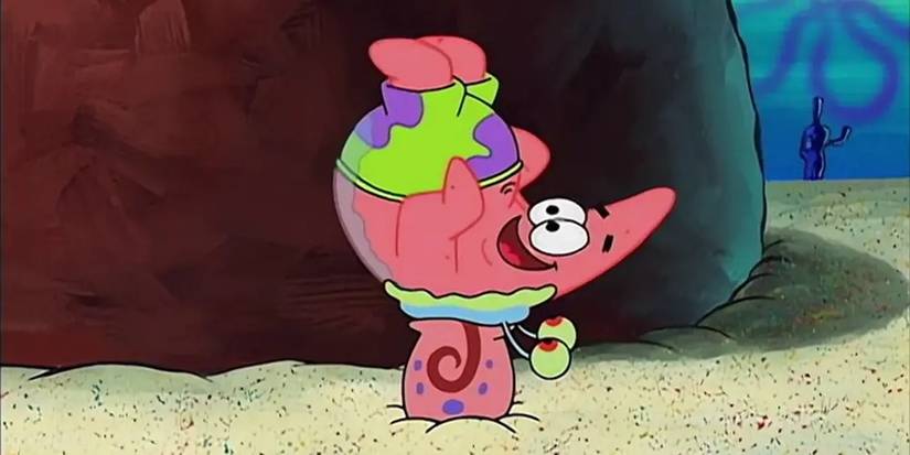 spongebob patrick babysits gary