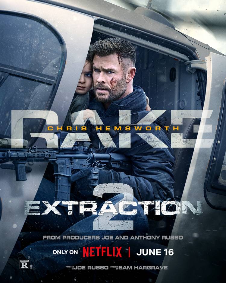 'Extraction 2' Posters: Chris Hemsworth Takes His Fight to the Skies