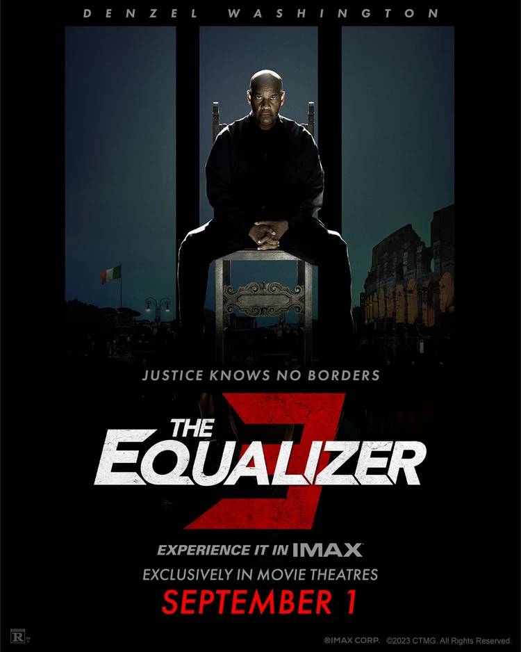 'The Equalizer 3' Poster: Denzel Washington Is the Calm Before Storm