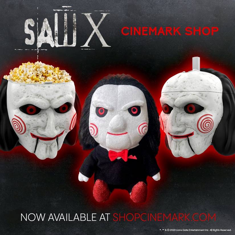 ‘Saw X’ Gets Jigsaw-Themed Limited Edition Popcorn Buckets From Cinemark