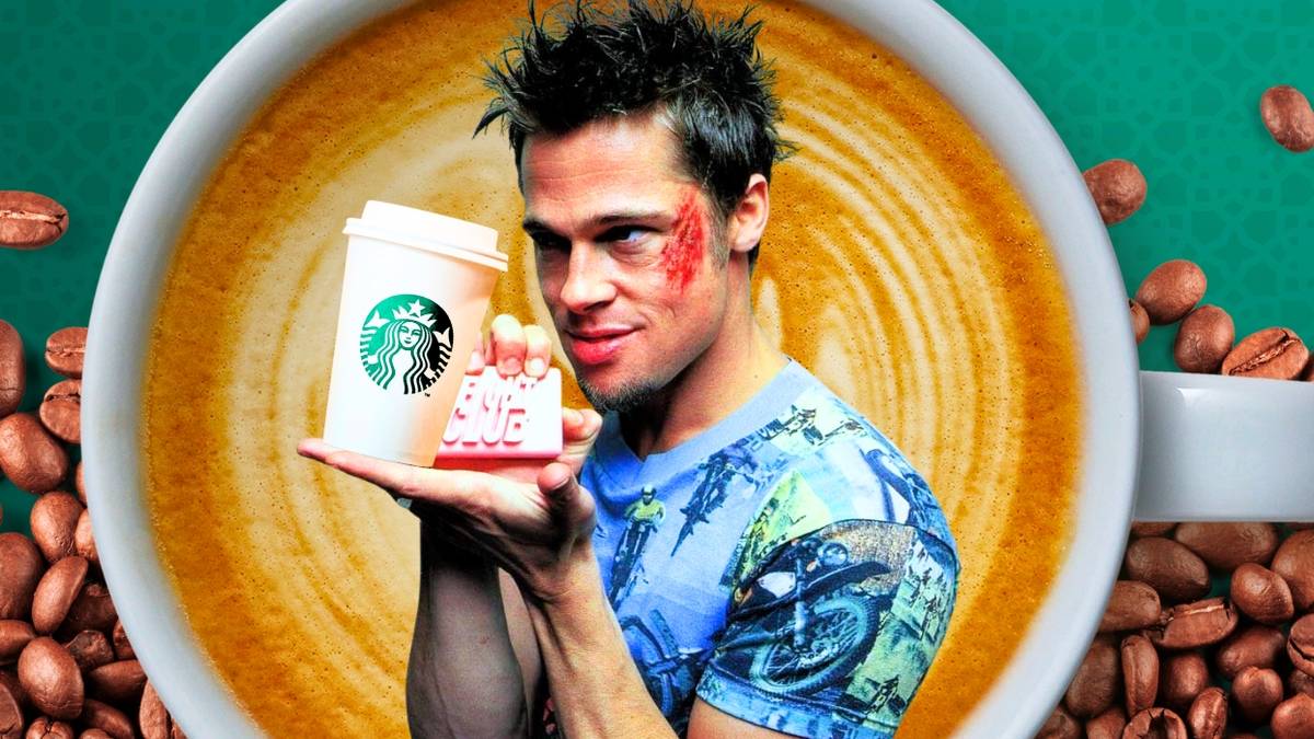 'Fight Club's Not-So-Secret, Secret Obsession With Starbucks