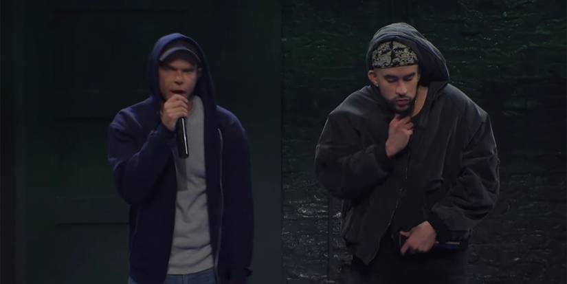 'SNL' – Bad Bunny Faces Mikey Day in '8 Mile'-Inspired Rap Battle