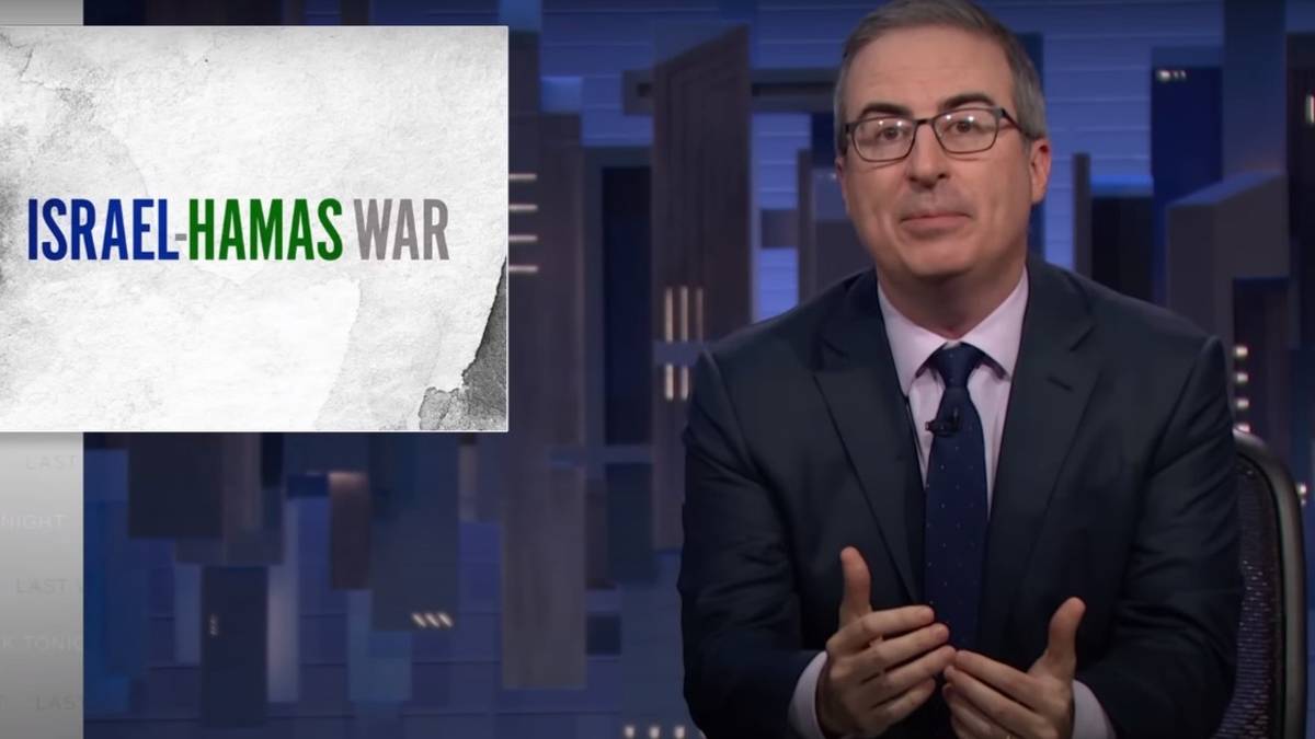 'Last Week Tonight with John Oliver' Tackles The Israel-Hamas War