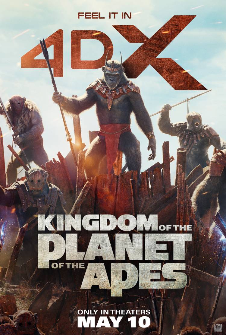 'Kingdom of the Planet of the Apes' 4DX Poster — Proximus Caesar Rises
