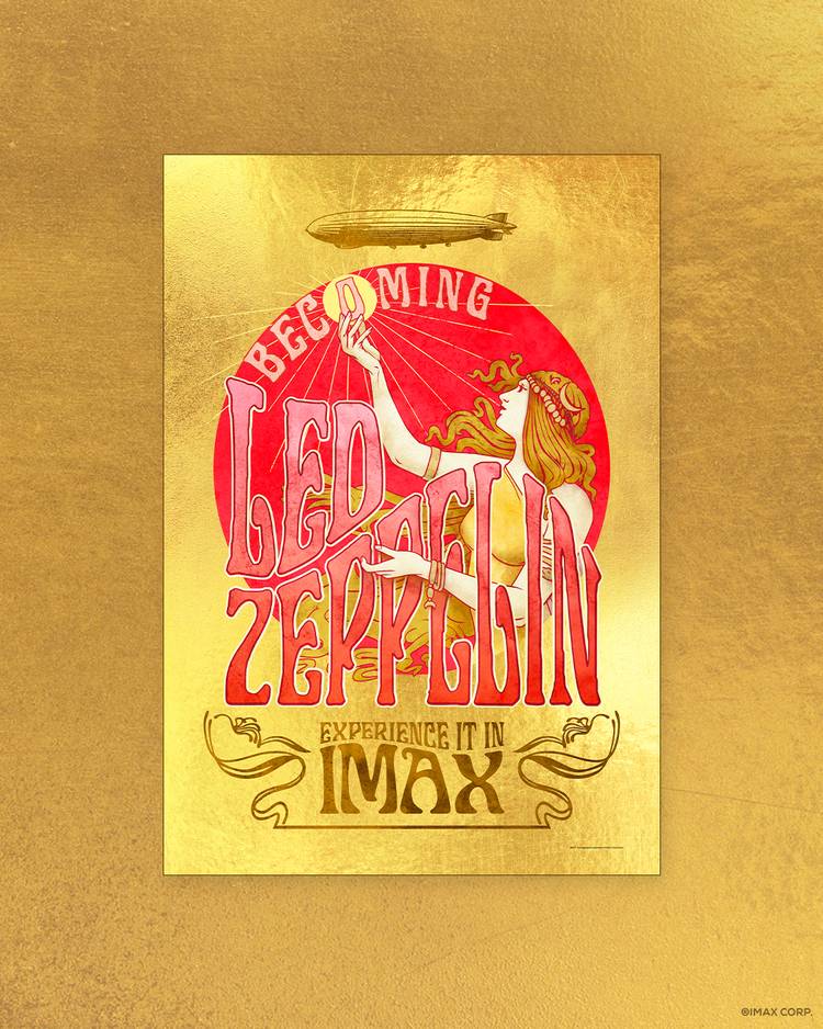 All That Glitters Is Gold With the 'Becoming Led Zeppelin' IMAX Poster ...