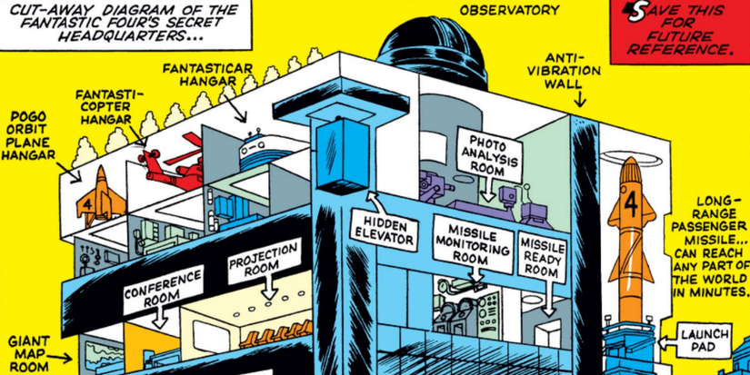 'The Fantastic Four: First Steps' Baxter Building Has a Long, Weird ...